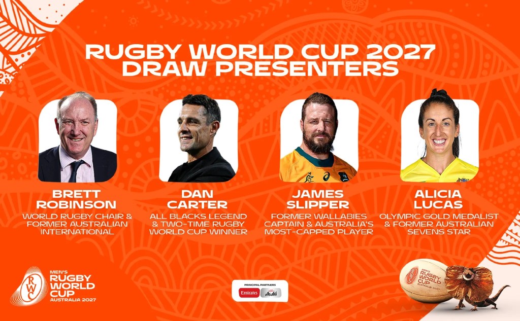 4 Rugby Icons To Present ‘RWC – Australia: Men’s 2027’ Pool Draw ...